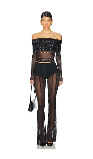 Retrofete Oriana Mesh Top