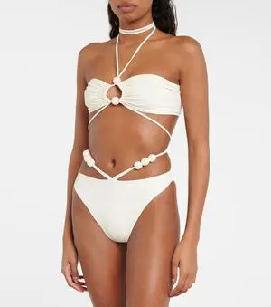 Magda Butrym Embellished Bikini Bottoms
