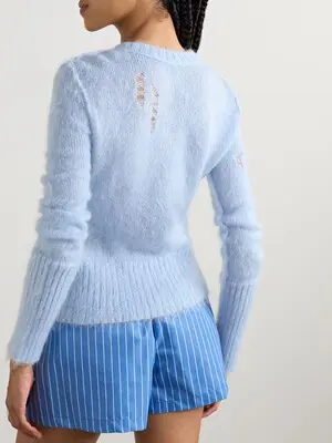 R13 Distressed Knitted Cardigan