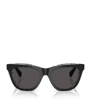 Burberry Burberry Acetate Wayfarer Sunglasses Black