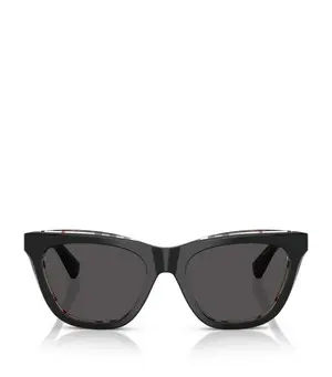 Burberry Acetate Wayfarer Sunglasses - Black