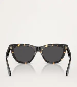 Burberry Acetate Wayfarer Sunglasses - Brown