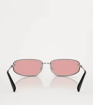 Miu Miu Metal Frameless Sunglasses