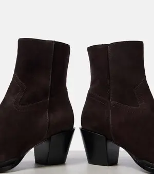 JIMMY CHOO Cece Suede Ankle Boots - Brown