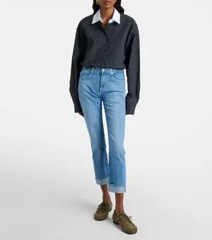 7 For All Mankind Mid-rise Skinny Jeans