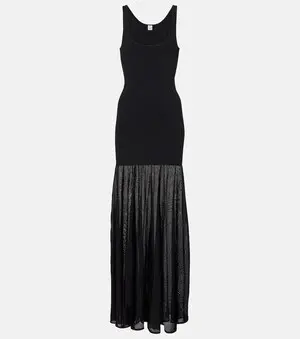 TOTEME Evening Tank Maxi Dress - Black