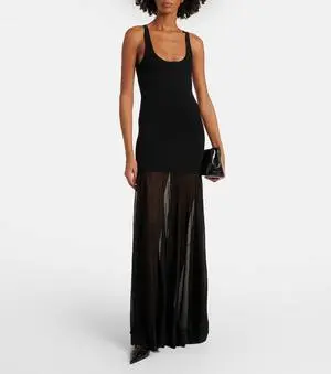 TOTEME Evening Tank Maxi Dress - Black