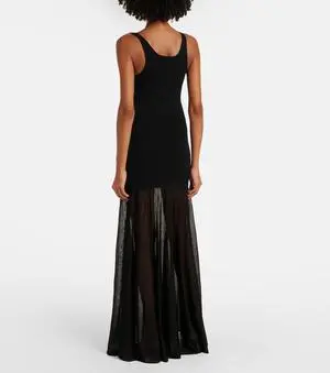 TOTEME Evening Tank Maxi Dress - Black