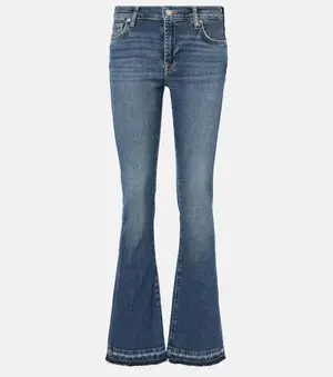 7 For All Mankind Tailorless Mid-rise Bootcut Jeans