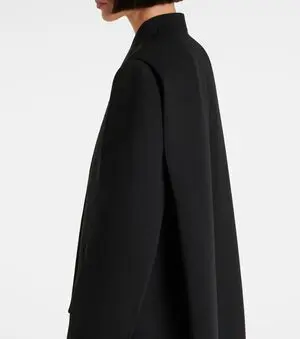 TOTEME Deep Pleated Coat In Ivory Glow