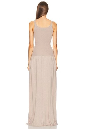 HELSA Maddison Maxi Knit Dress - Taupe