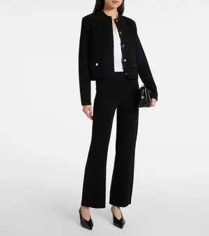 Veronica Beard High-rise Flared Pants