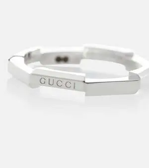 Gucci 18kt White Gold Link Ring
