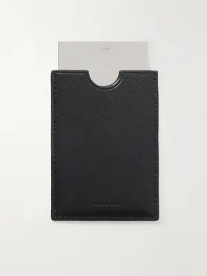 THE ROW Textured-leather Mirror Case
