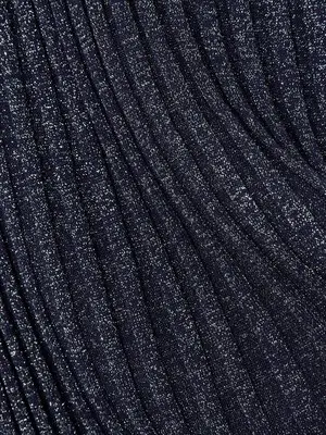 JOSEPH Ribbed Lurex Midi Dress