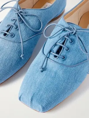 Gabriela Hearst Maya Denim Brogues
