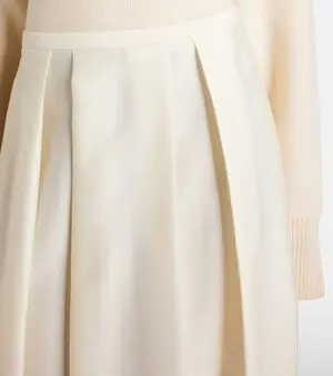 TOTEME Wool And Silk Midi Skirt