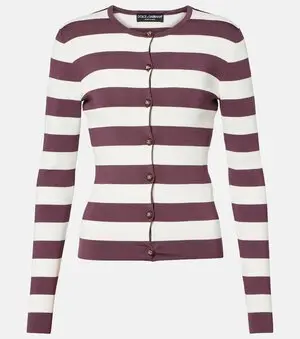 Dolce & Gabbana Striped Cardigan