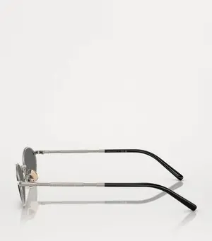 Brunello Cucinelli Oval Frame Sunglasses