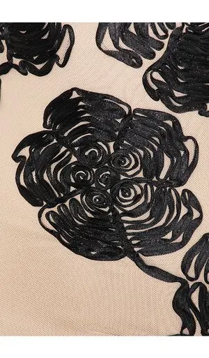 ROTATE BY BIRGER CHRISTENSEN Flower Mesh Mini Dress