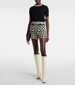 Valentino Garavani Embroidered Virgin Wool Top