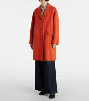 Max Mara Single-breasted Wool Coat