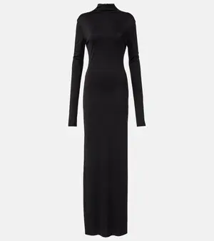 Khaite Norla Maxi Dress - Black