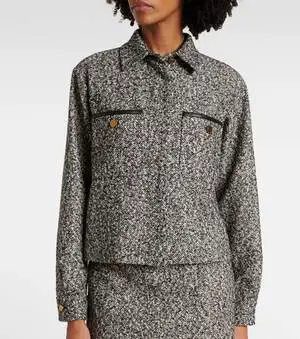 Max Mara Demien Wool-blend Tweed Jacket