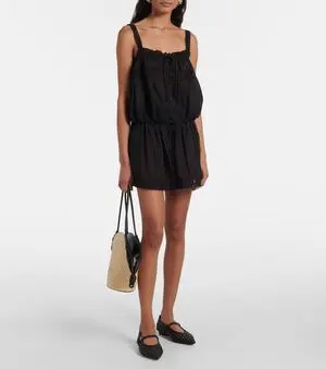 Ulla Johnson Isla Cotton Shorts - Black