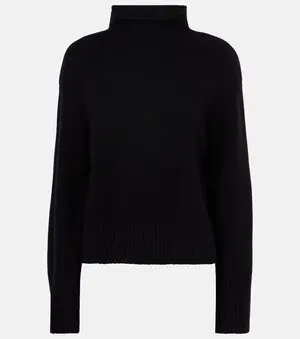 FFORME Julie Cropped Wool And Cashmere Sweater - Black