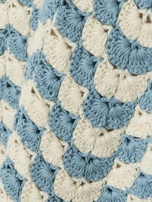 Escvdo Marena Crocheted Cotton Mini Dress