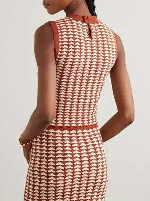 Escvdo Motupe Crocheted Cotton Tank