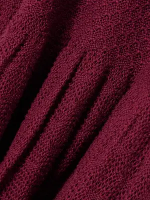 Escvdo Cayo Open-knit Maxi Dress