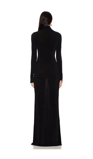 SEROYA Kim Maxi Dress - Black