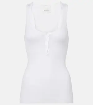 Isabel Marant Étoile Louisali Cotton Tank Top - White