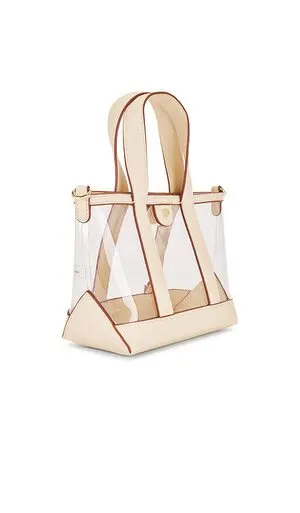 Stoney Clover Lane Clear Mini Tote Crossbody Bag - Neutral