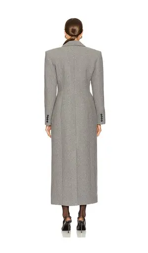 EAVES Yaron Manteco Wool Coat - Grey