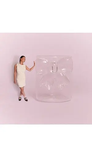 LEPEL CLUB Clear Bow Tumbler