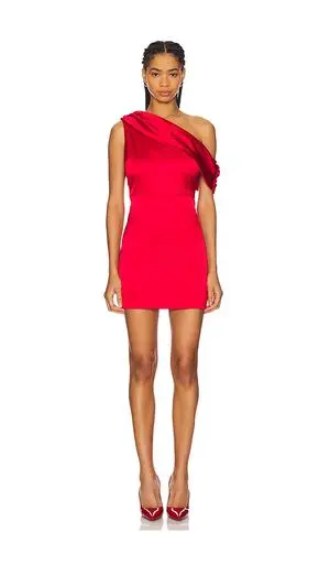 Line & Dot Harles Mini Dress - Red