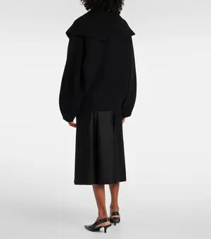 TOTEME Wool-blend Cardigan - Black