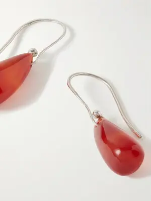 SOPHIE BUHAI Droplet Carnelian Earrings
