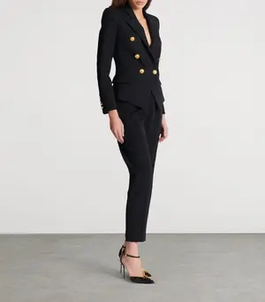 Balmain Wool Double-breasted Blazer