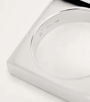 Tom Wood Sterling Square Ring