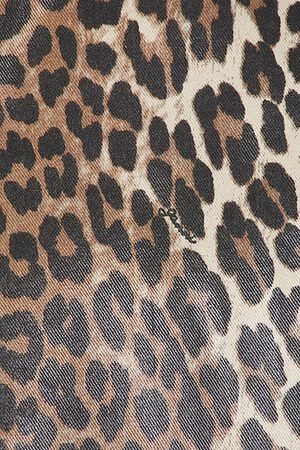 GANNI Sleeveless Mini Dress In Print - Leopard