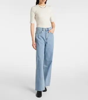 RÓHE Low-rise Wide-leg Jeans
