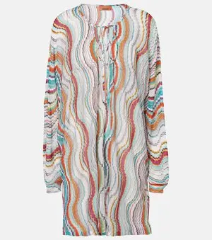 Missoni Printed Lame Beach Cover-up