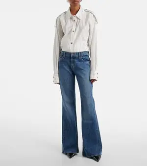 7 For All Mankind High-rise Flared Jeans
