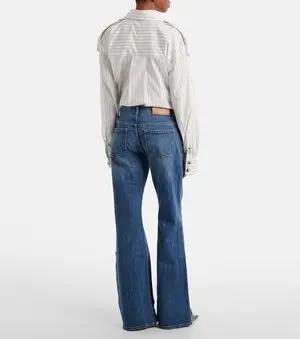 7 For All Mankind High-rise Flared Jeans