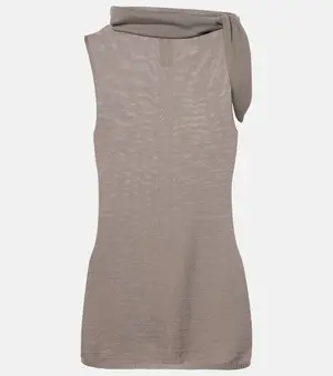 Rick Owens Sleeveless Wool Top