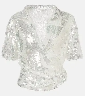 Christopher Esber Sequined Polo Shirt